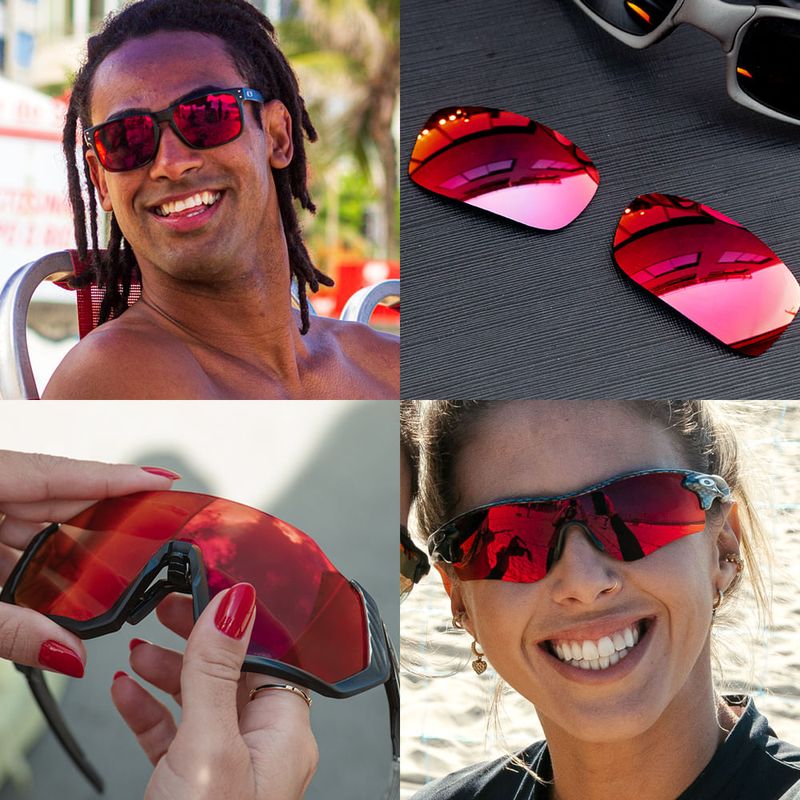 Lentes para Low Key - Dark Ruby